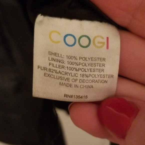 COOGI | Jackets & Coats | Coogi Black Puffer Long Winter Coat Jacket ...